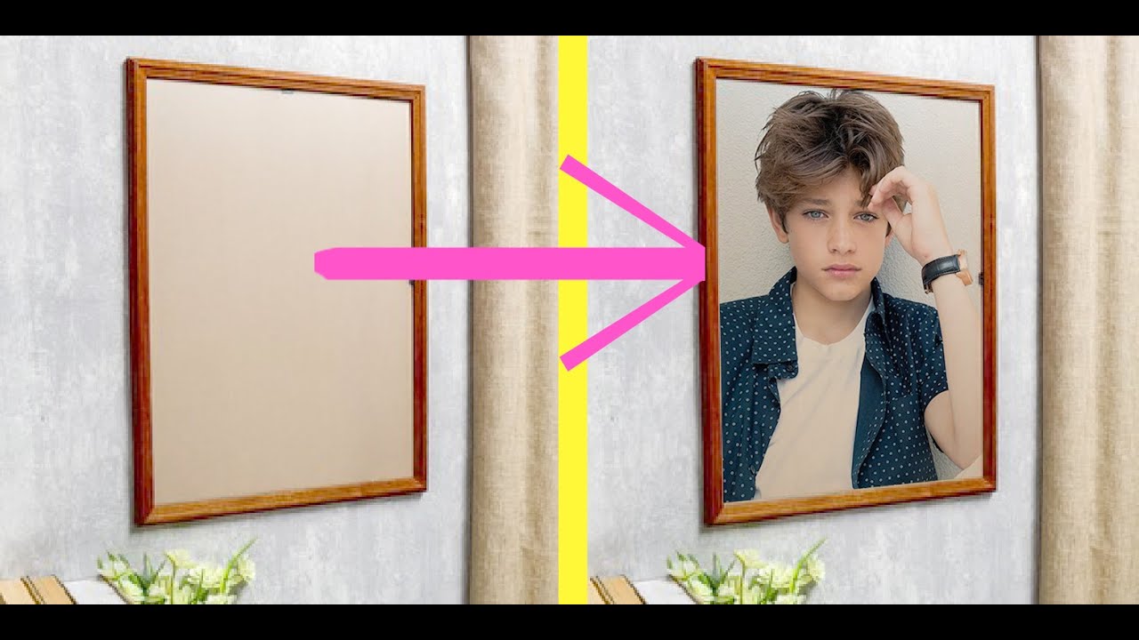 How to warp image on photo frame easily using #Photoshop! #shortsvideo ...