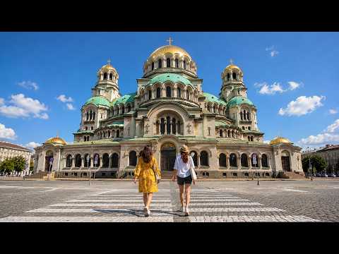 Sofia, Bulgaria 🇧🇬 4K Walking Tour | Alexander Nevsky Cathedral, Vitosha Street, NDK