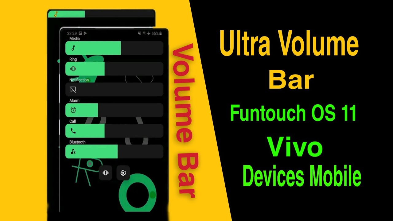 How to Ultra Volume Bar Funtouch OS 11 Volume Bar Vivo Devices Phone ...