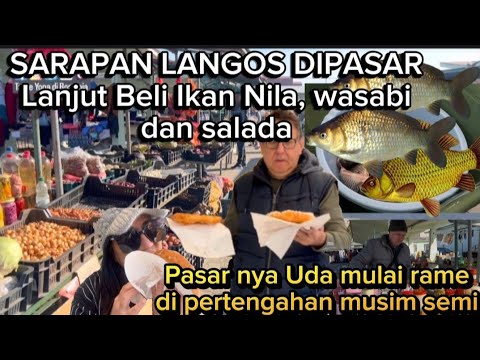 SARAPAN PAGI DIPASAR BARENG SUAMI BULE! BELANJA IKAN SEGAR DI PASAR TRADISIONAL ROMANIA!🇷🇴