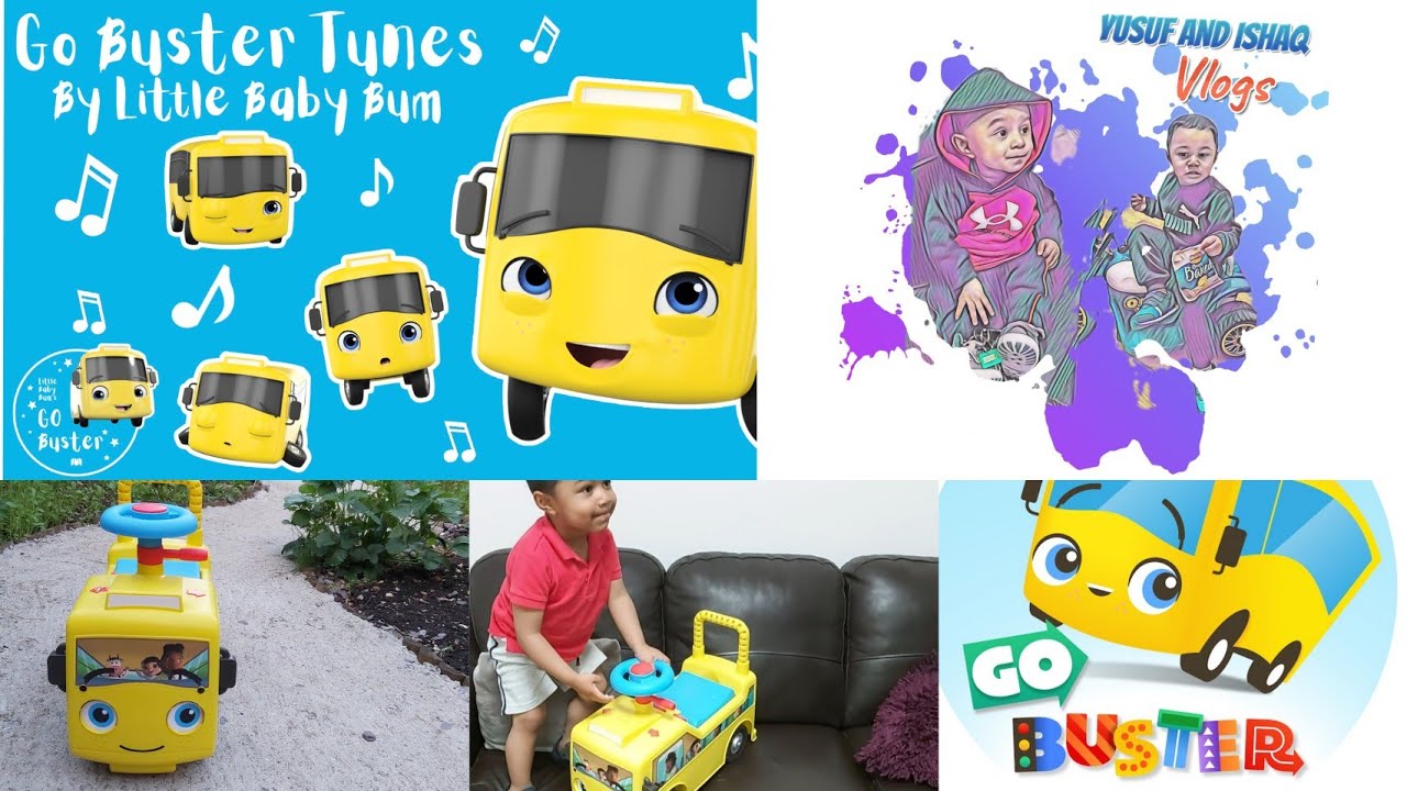 Little tikes Go buster bus ride for kids - YouTube