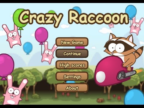 Crazy Raccoon Level1-4 Walkthrough - YouTube