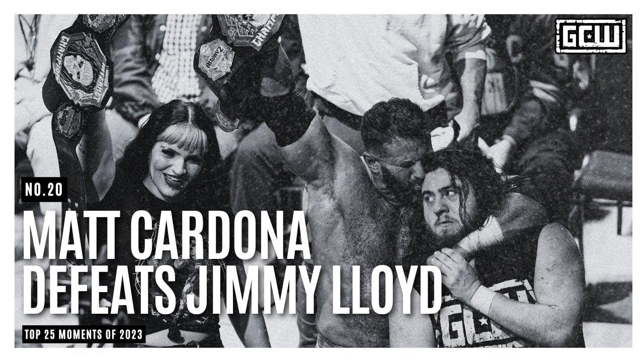 GCW - Top 25 Moments Of 2023 | #20 - Matt Cardona Defeats Jimmy Lloyd ...