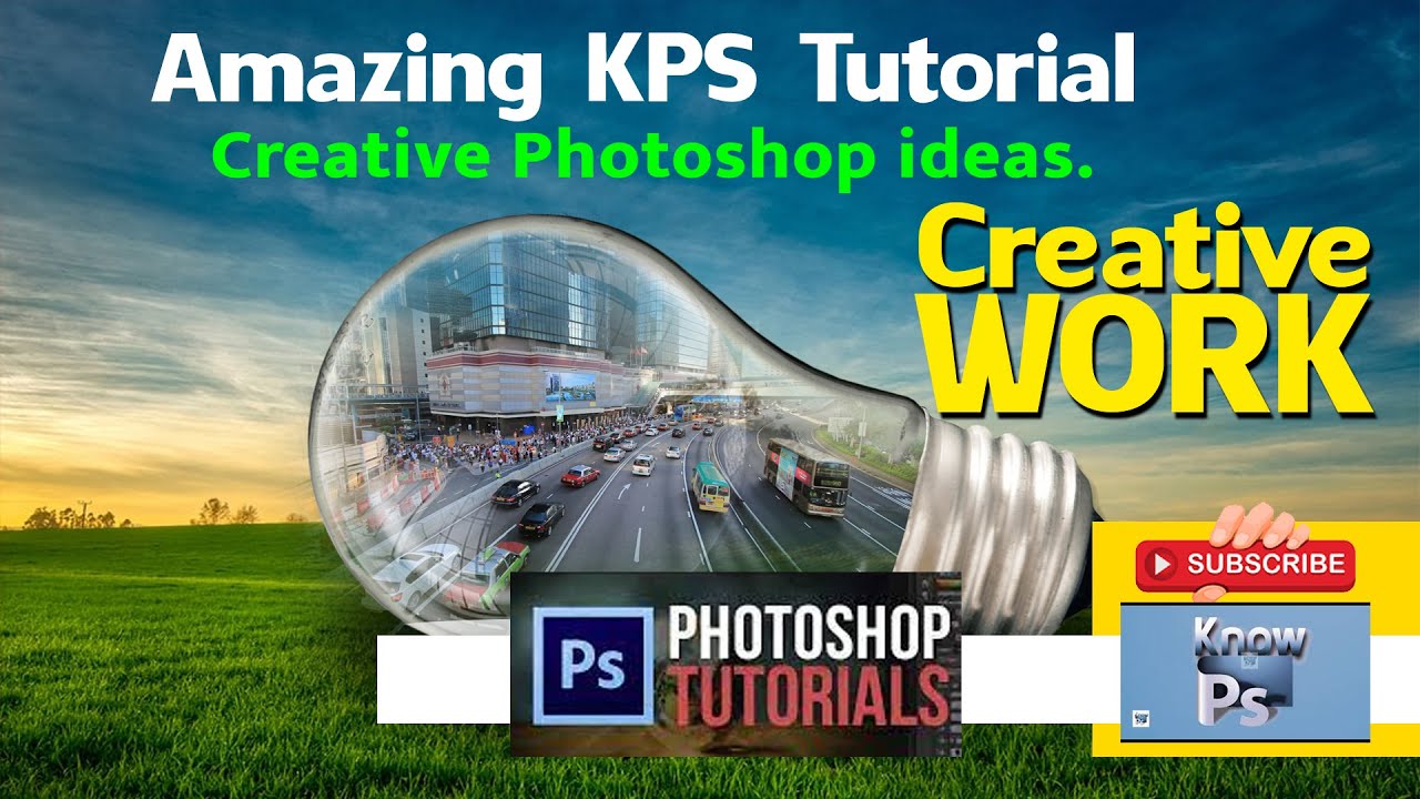 KPS Photoshop Creative Work | amazing Tutorial | 2021 - YouTube