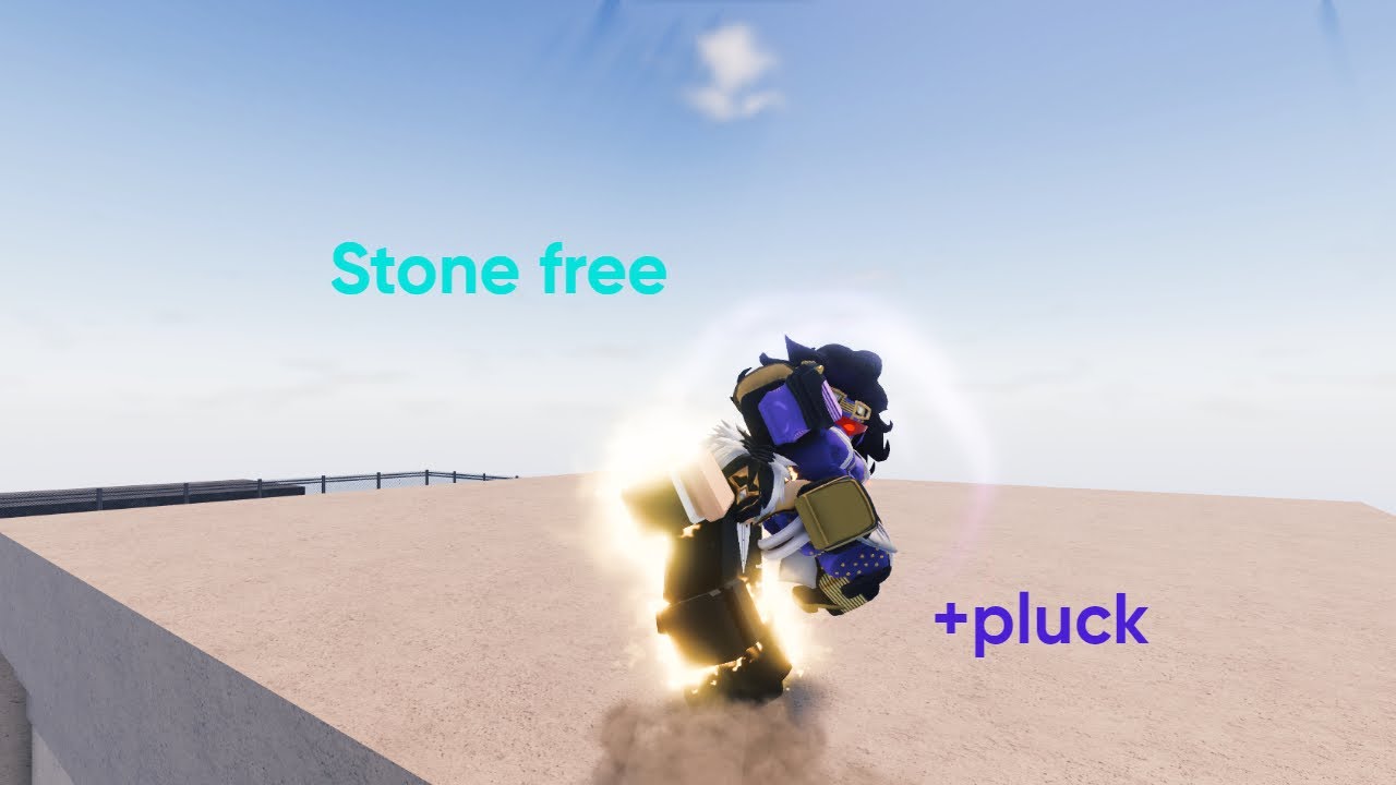 [YBA] stone free + pluck in colosseum (пвп 1на1) - YouTube