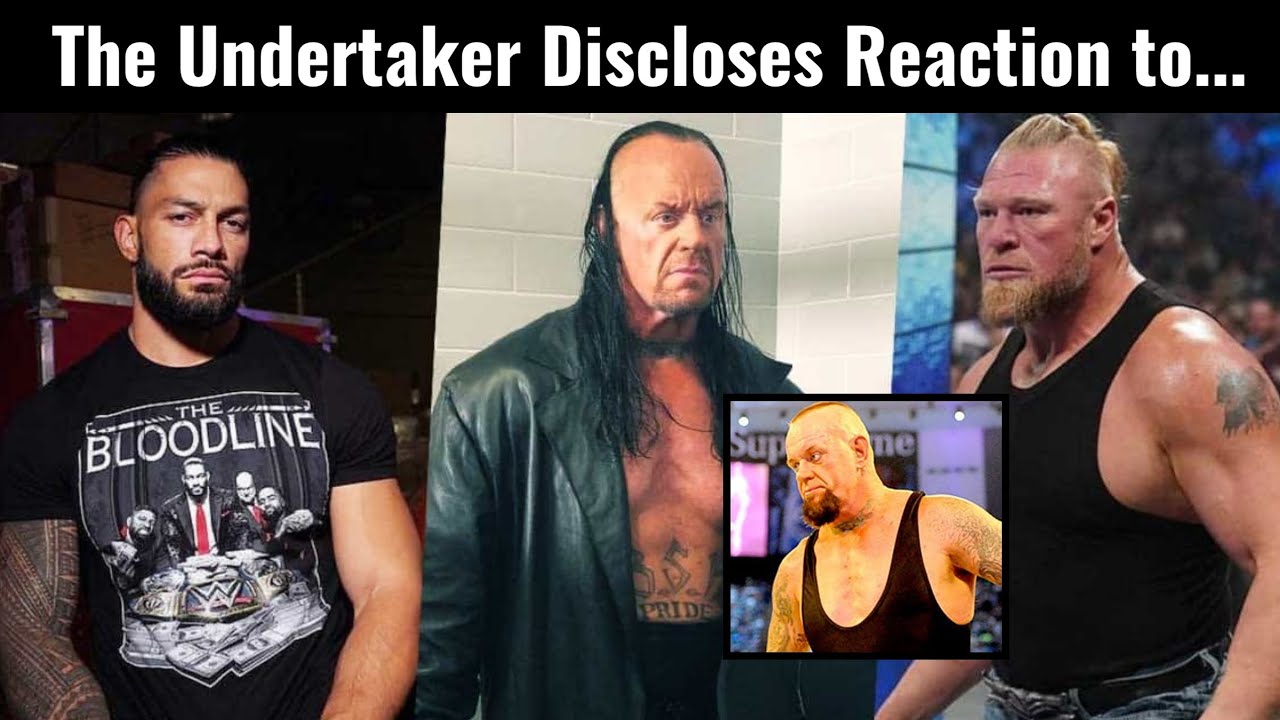 The Undertaker Discloses Reaction to WrestleMania Streak Breaking | WWE ...