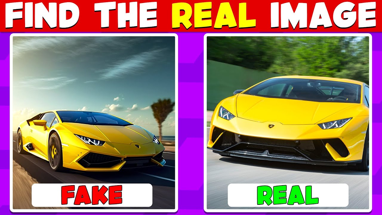Guess The Real Image! | AI Quiz 2023 🧠 - YouTube