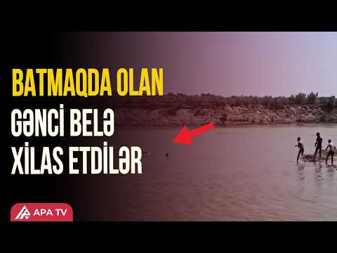 İmişlidə Araz çayında FHN-in xilasetmə əməliyyatı | APA TV