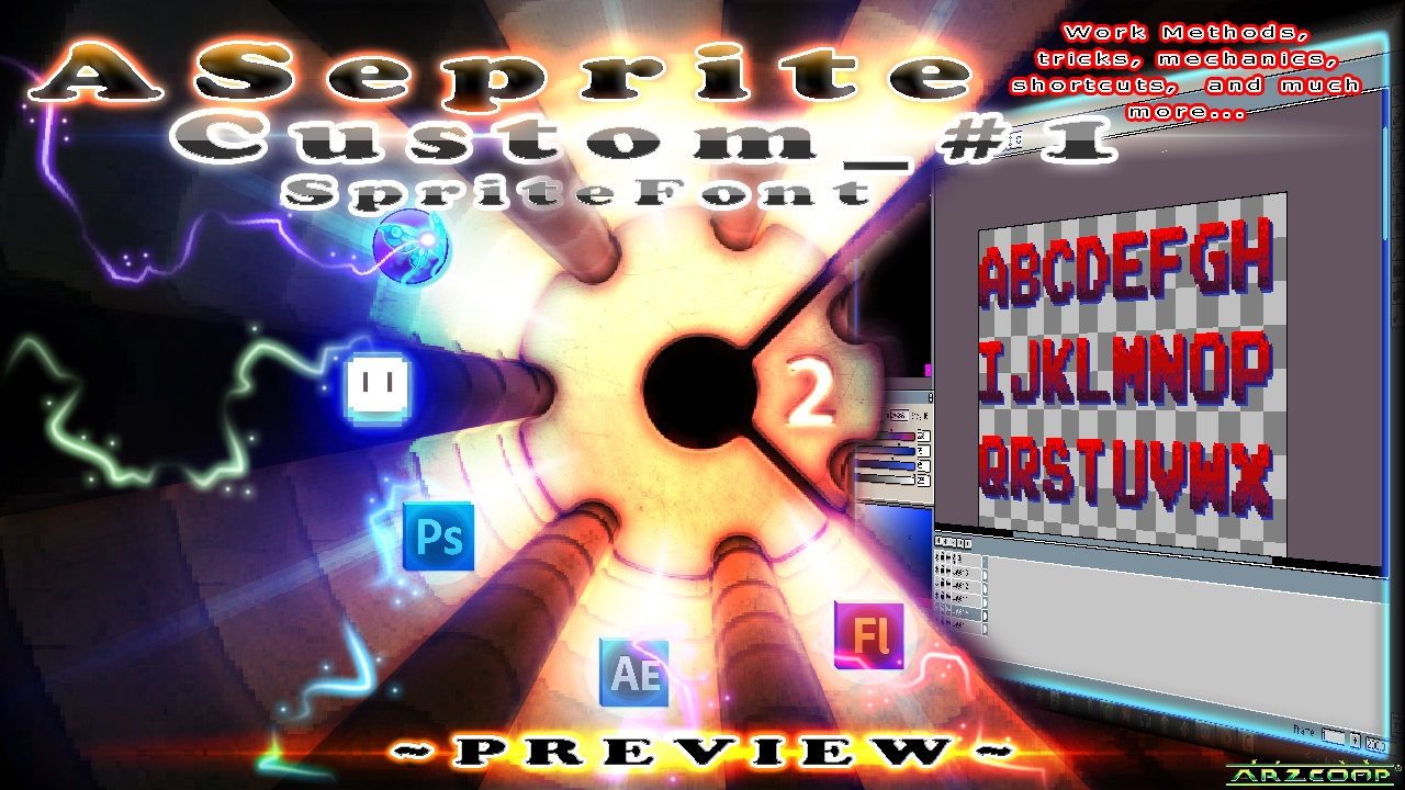 Construct 2 Scirra ~Preview~ ASeprite Custom SpriteFont #1 - YouTube