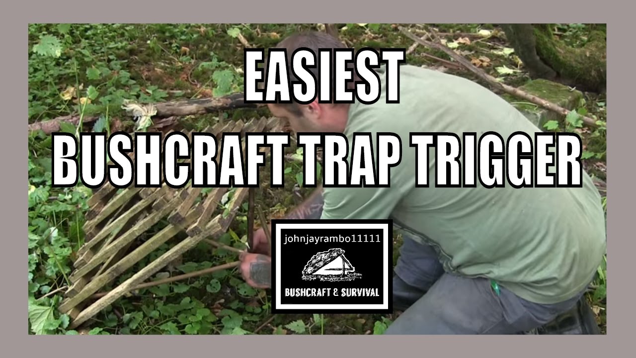Easiest Bushcraft Trap Mechanism - YouTube