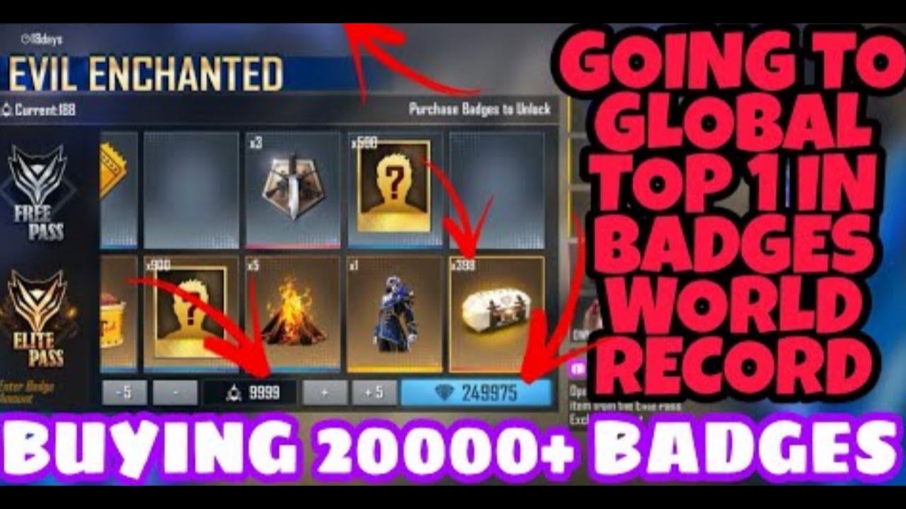 😃 BUYING GLOBAL BADGES || GLOBAL TOP 50 😊 - YouTube