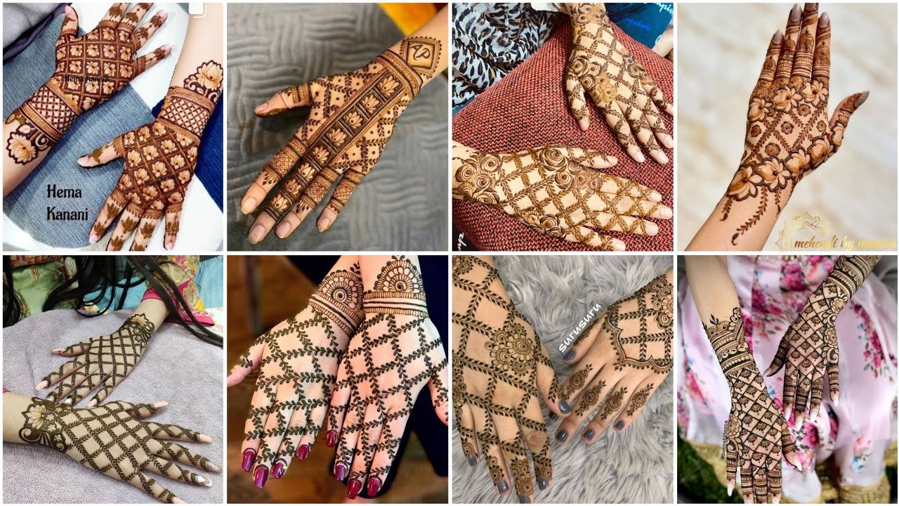 Easy Mehndi Design/Check Mehndi Design Back Hand/Mehndi Design Simple ...
