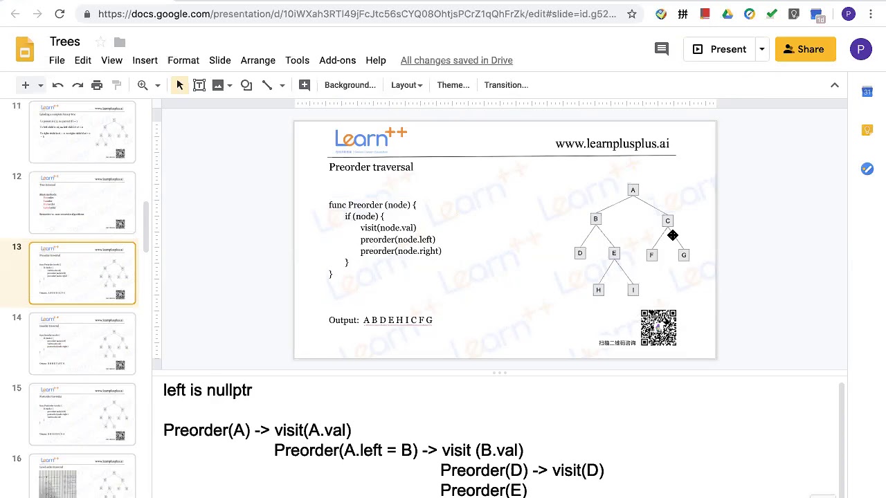 【LearnPlusPlus | CS基础算法】树的遍历- Tree Traversal（递归） - YouTube