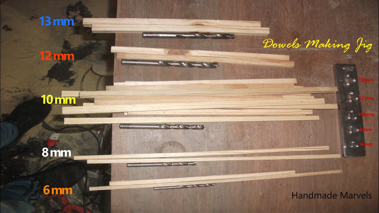 A Complete guide for making Dowels and Dowel Making Jig - YouTube