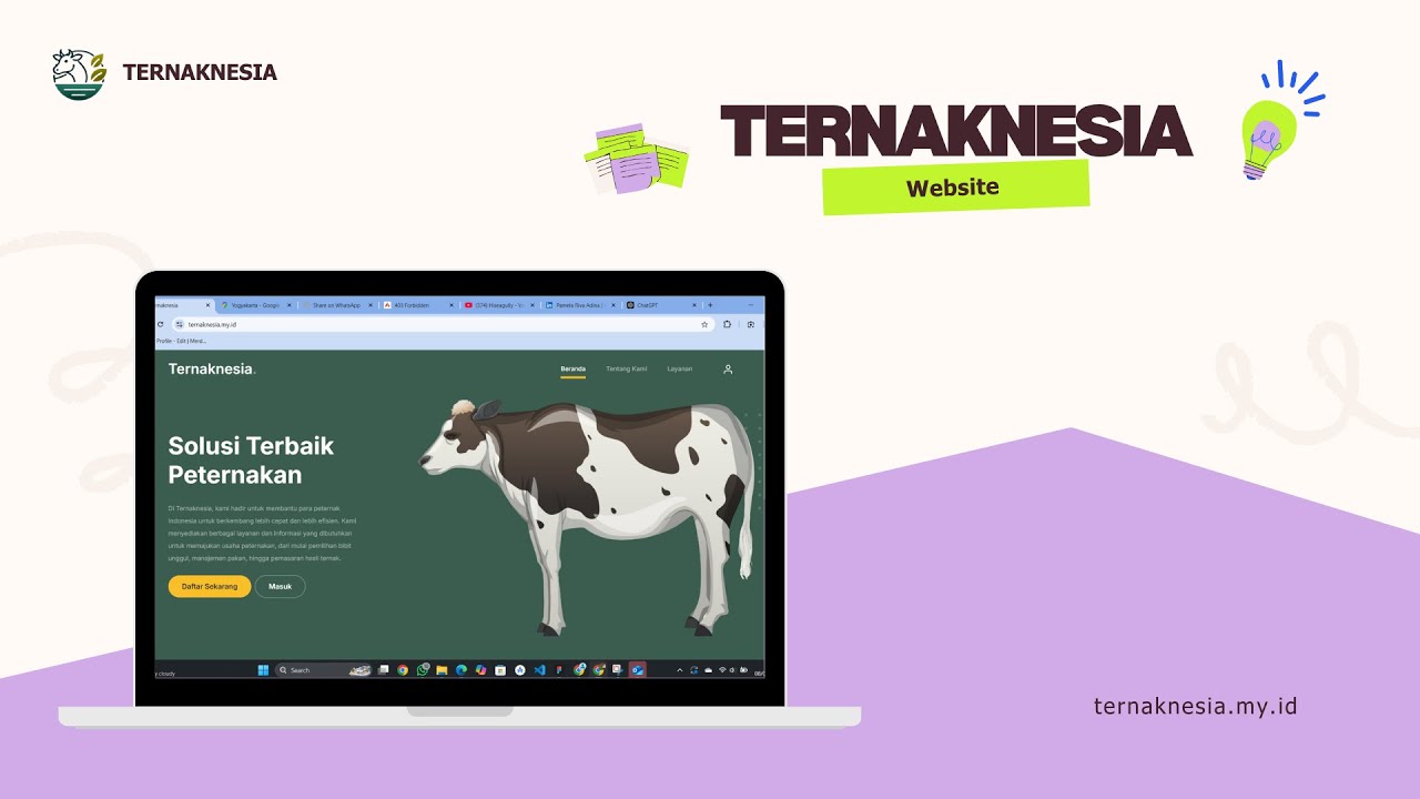 TERNAKNESIA - Web Based Application for Farm Management - YouTube