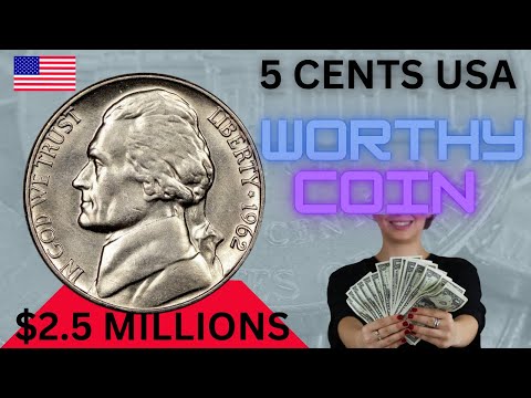 5 Cents USA | Rare 5 Cents 1962 USA | worthy Coin USA | Dont’ spend it| Rare Coins Hu