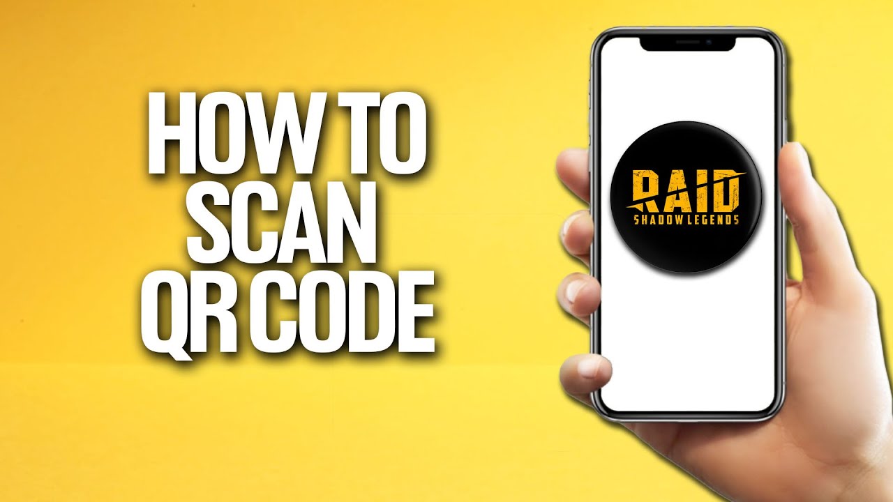 How to scan a qr code on raid shadow legends - speedjnr