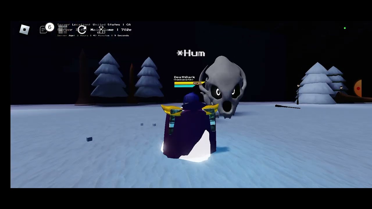 Playing undertale test battleground (roblox) - YouTube