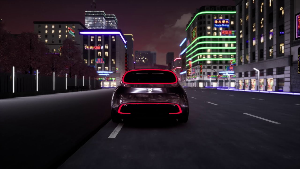 Virtual Ride Hailing Concept Car - YouTube