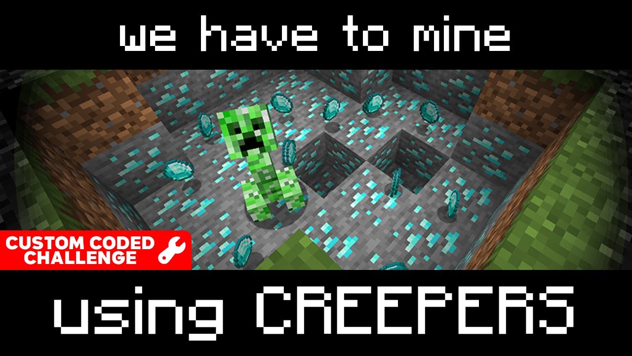 Minecraft, but punching blocks doesn't drop items - YouTube