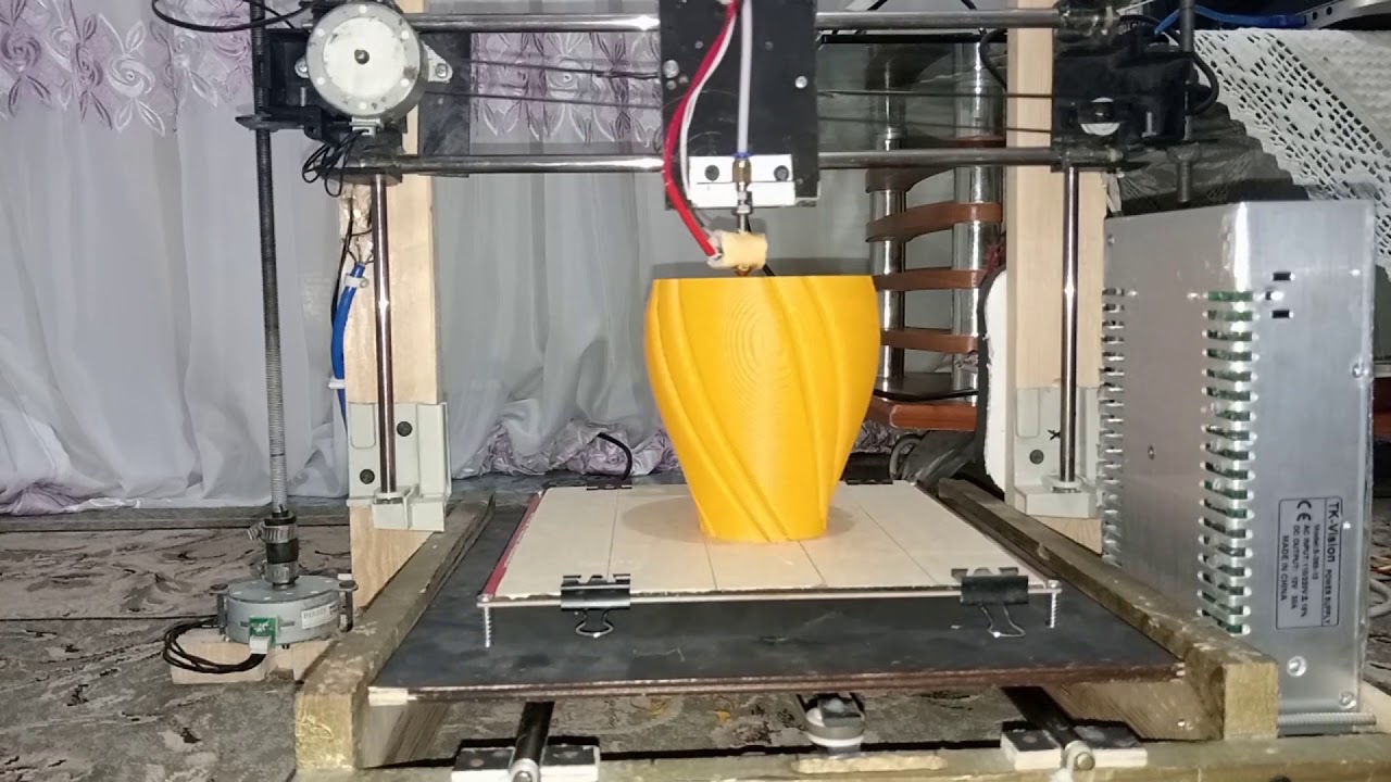 Homemade 3D printer - YouTube