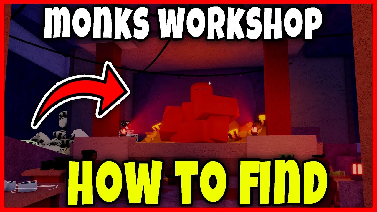 MONKS WORKSHOP LOCATION - HOW TO FIND [DIG] - Roblox - YouTube