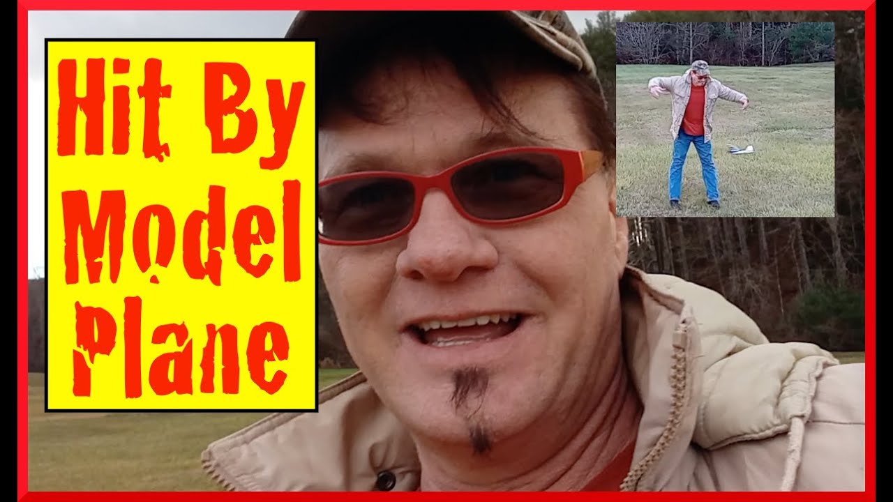 Hit By Flying Model Airplane @ Park - Cloud Watching - YouTube