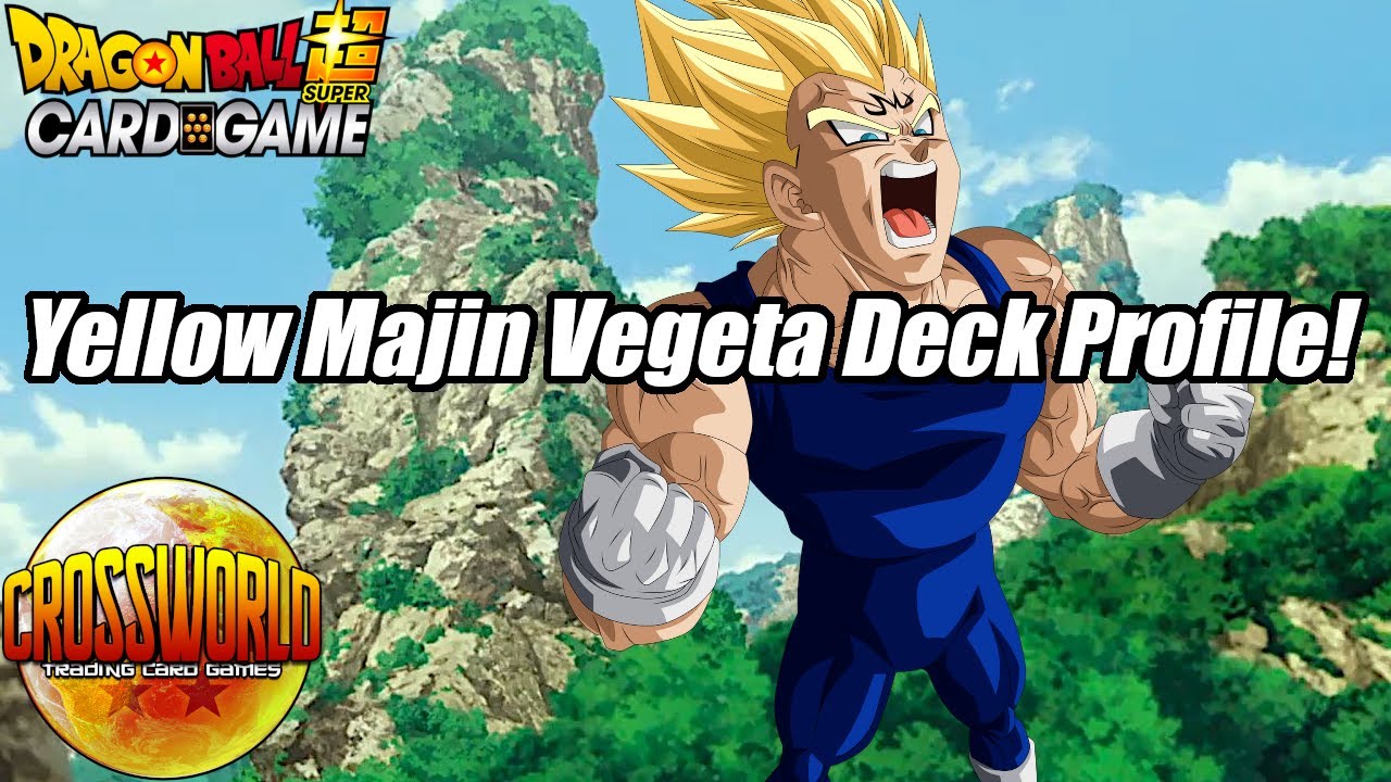 Yellow Majin Vegeta Deck Profile! - Dragon Ball Super Card Game - YouTube