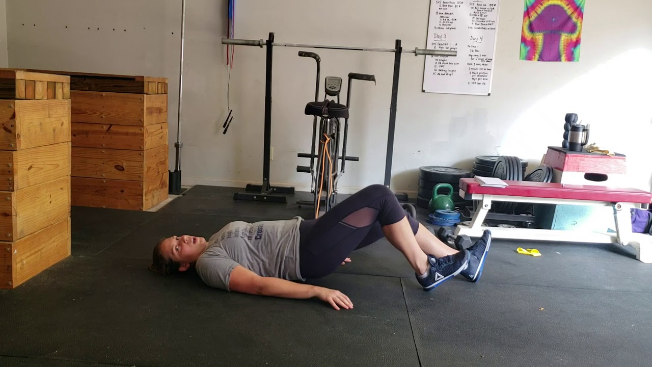 Hamstring Walkouts - YouTube