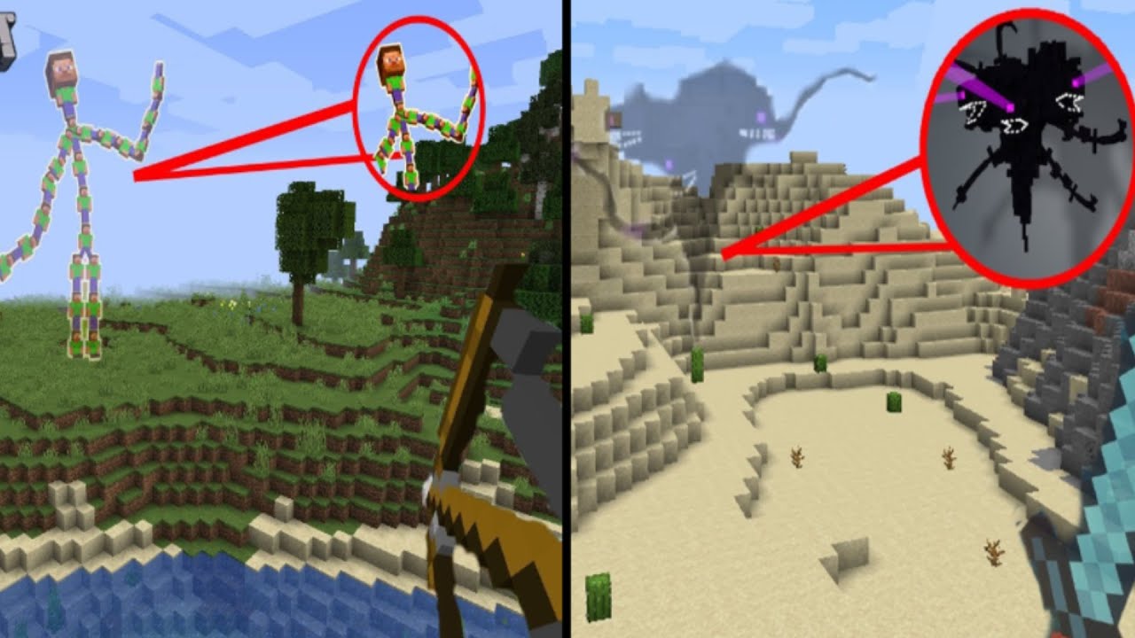 I Found Wither Storm, Giant Steve and Herobrine on Minecraft ...