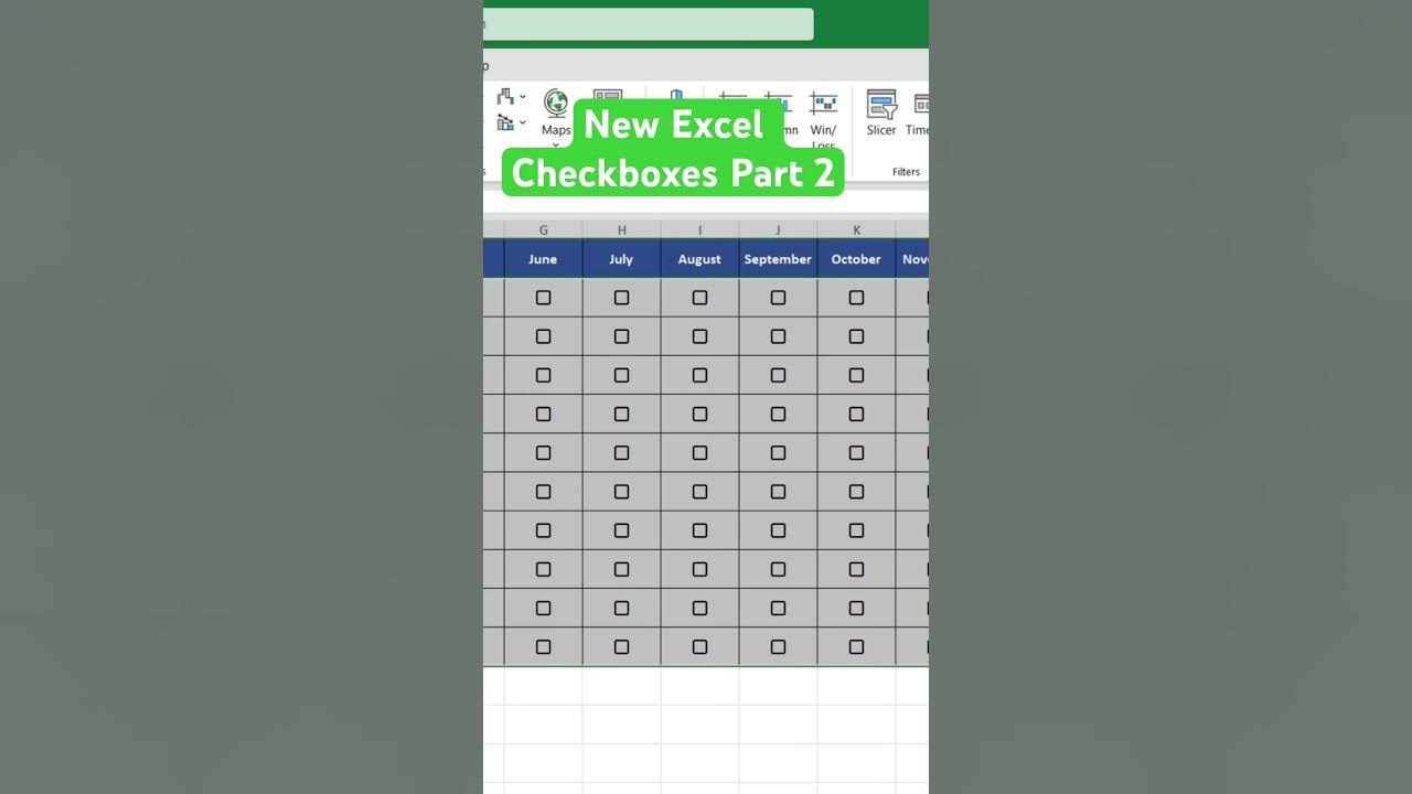 Here S How To Insert Multiple Checkboxes Using The New Excel Checkbox Feature Exceltips