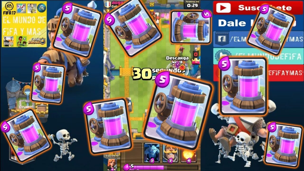 Ni con diez extractores de elixir - Clash Royale - YouTube