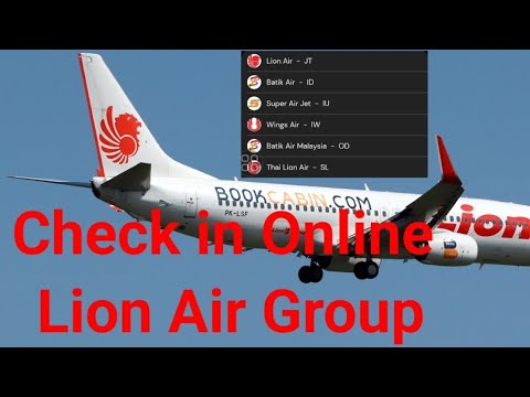 Cara Check in Online Lion Air Group (Book Cabin) - YouTube