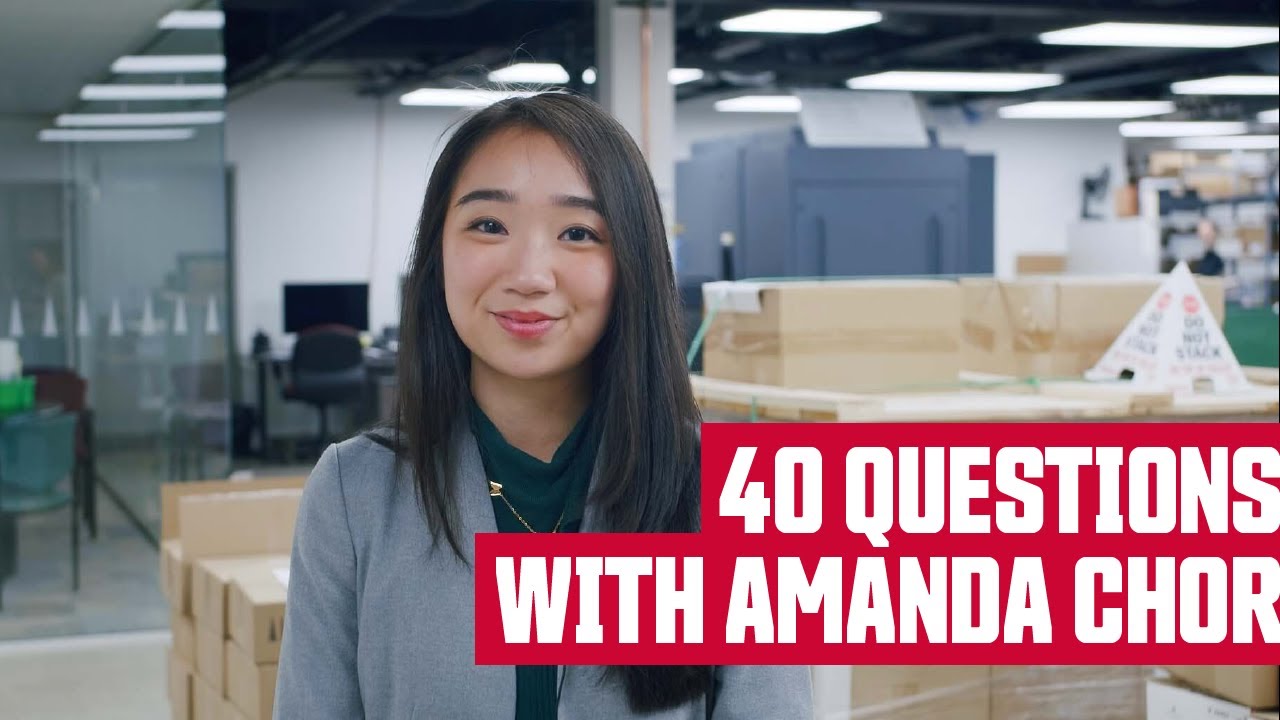 40 Questions for 40 Years with Amanda Chor | SFU Beedie - YouTube