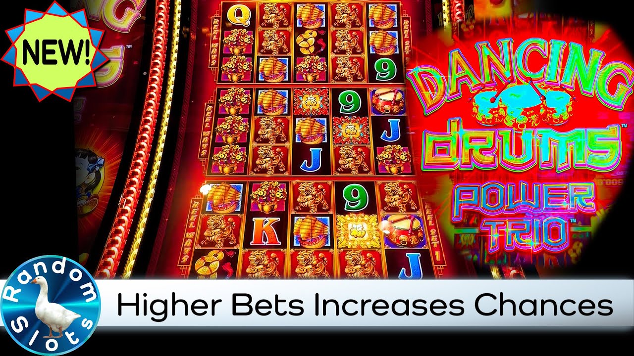 Dancing Drums Power Trio Slot Machine - YouTube