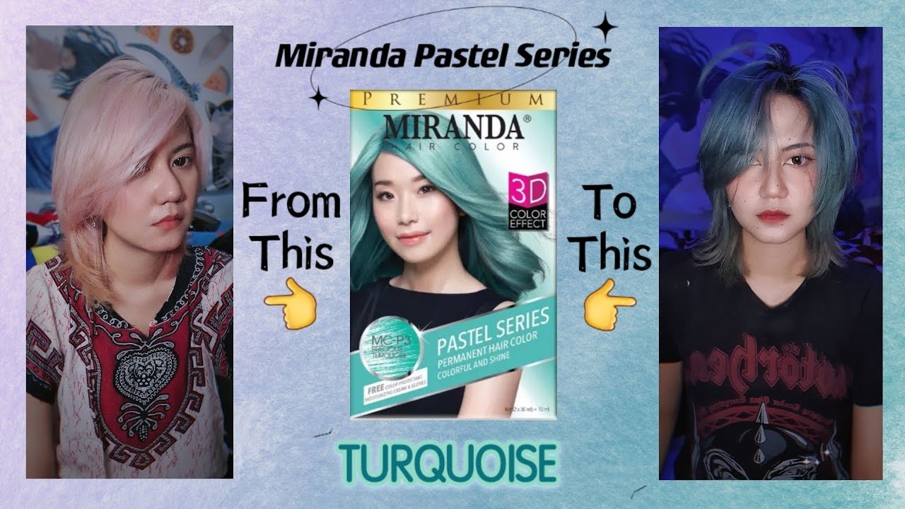 Miranda Hair Color Pastel Series | TURQUOISE - YouTube
