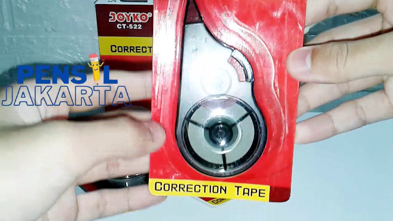 Correction Tape JOYKO CT-522 Product of Pensil Jakarta - YouTube