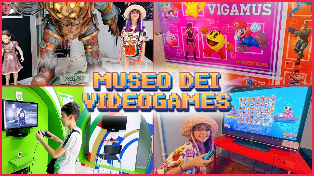 Pomeriggio da Vigamus: museo dei videogiochi a Roma - YouTube
