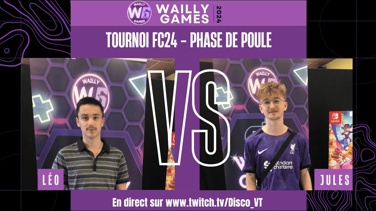WAILLY GAMES 2024 - POULE : JULES vs LEO - YouTube