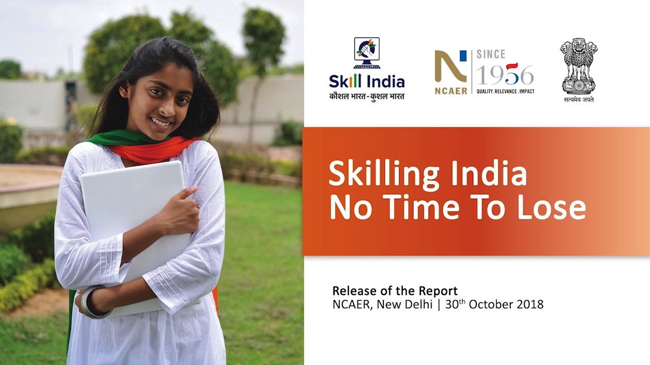 NCAER Report Release "Skilling India: No Time To Lose" | PART 1 | 30.10 ...