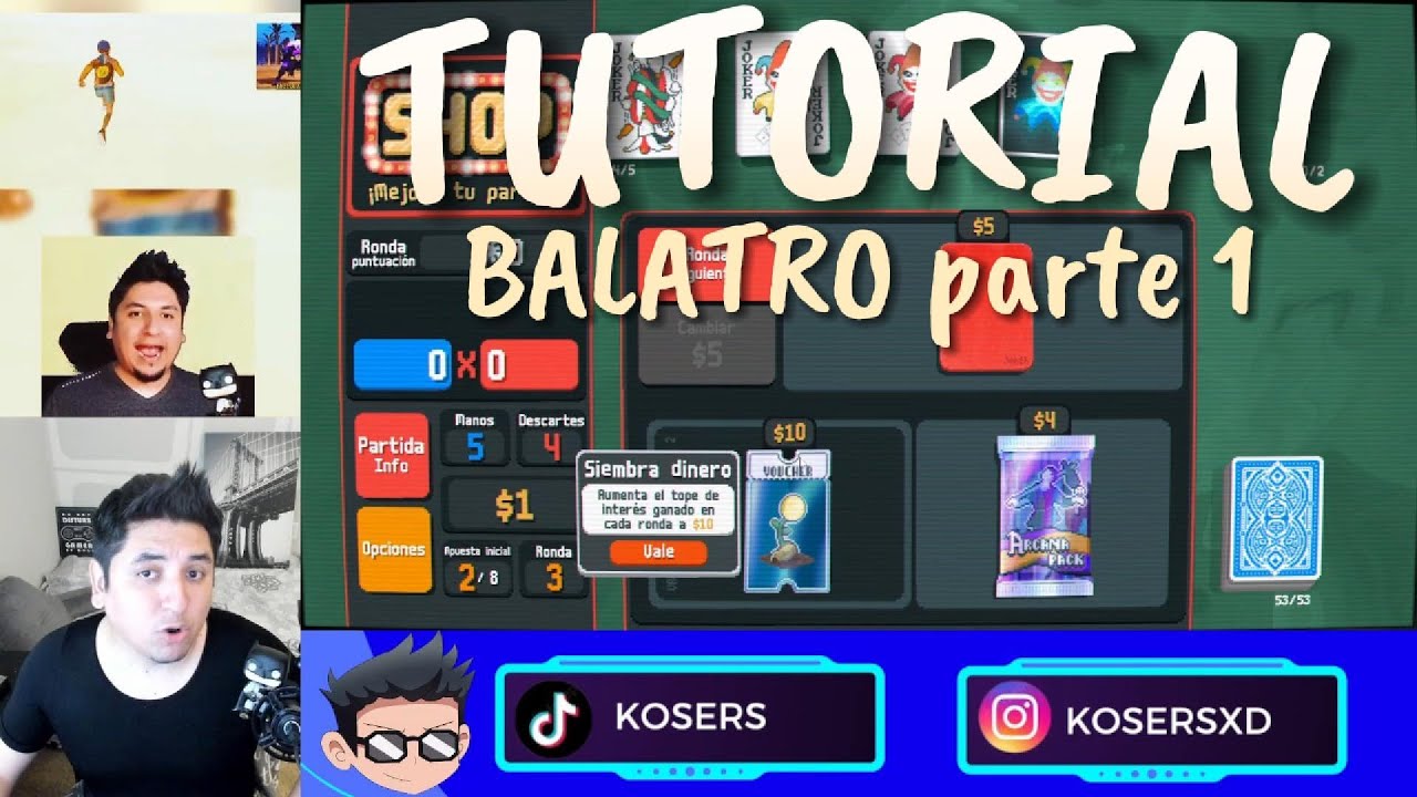 Tutorial BALATRO | #balatro | #balatroll (Parte 01) - YouTube