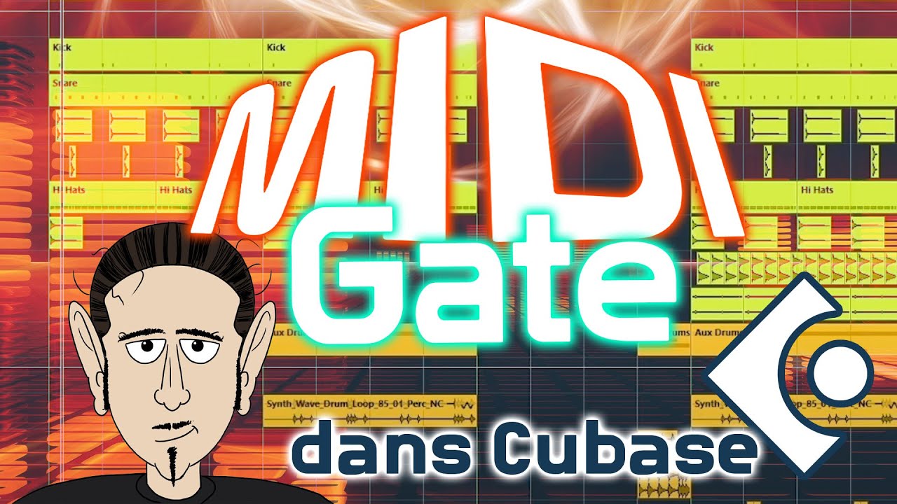 Moduler le son d'une piste avec le MIDIGate #cubase #midi #gate # ...