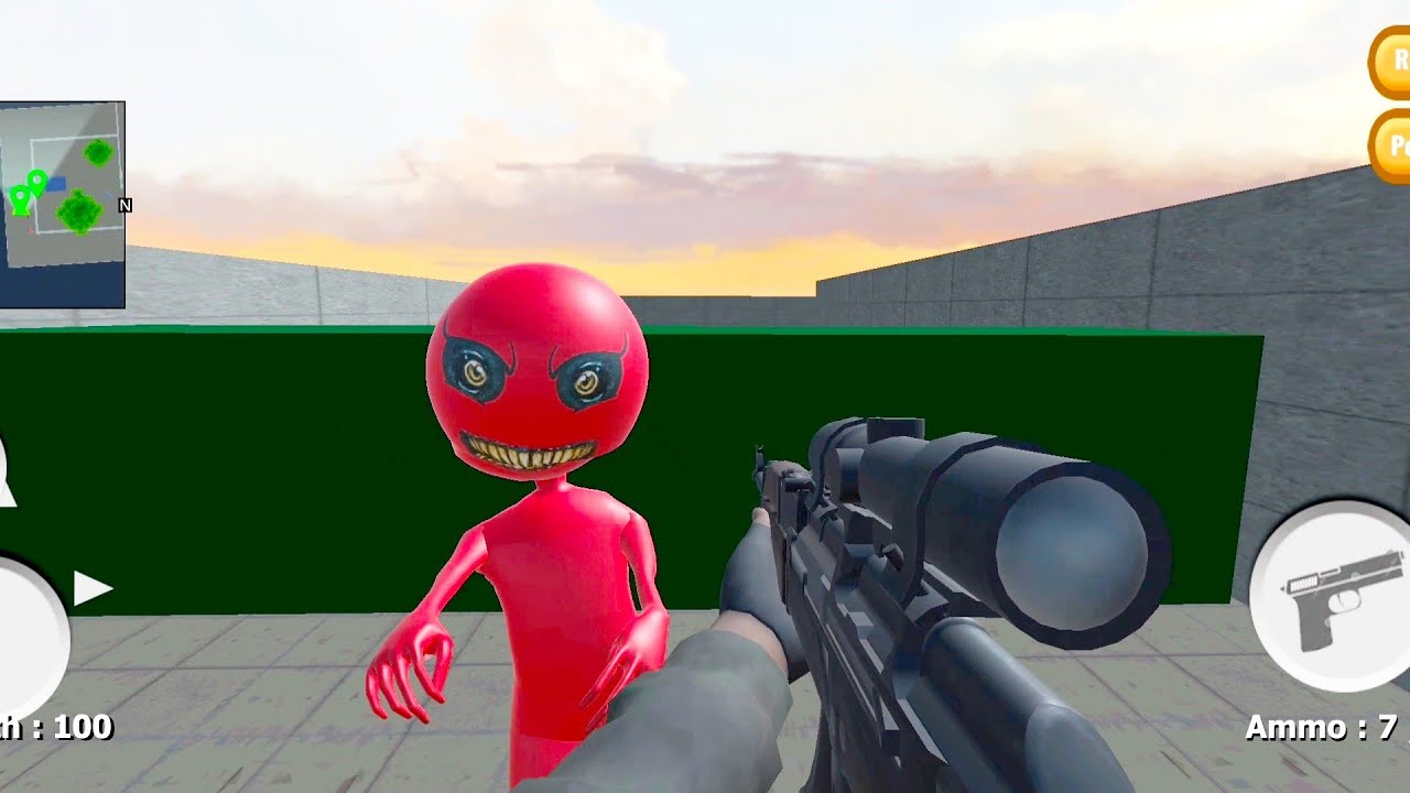 Blue & Red Alien - Fps Shooting Games 3D _ Android GamePlay. - YouTube
