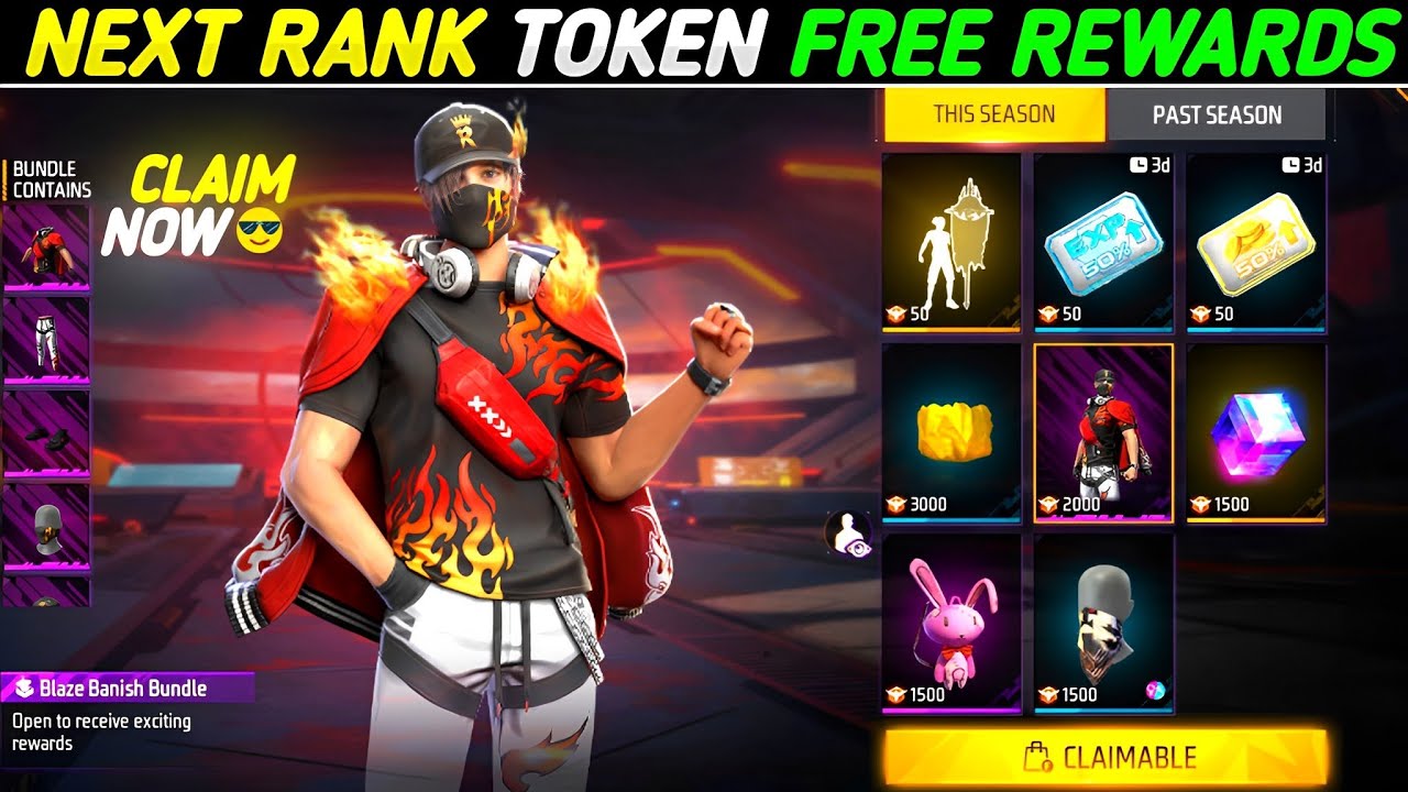 Next Rank Token Exchange Free Rewards | Free Fire New Event | Ff New ...