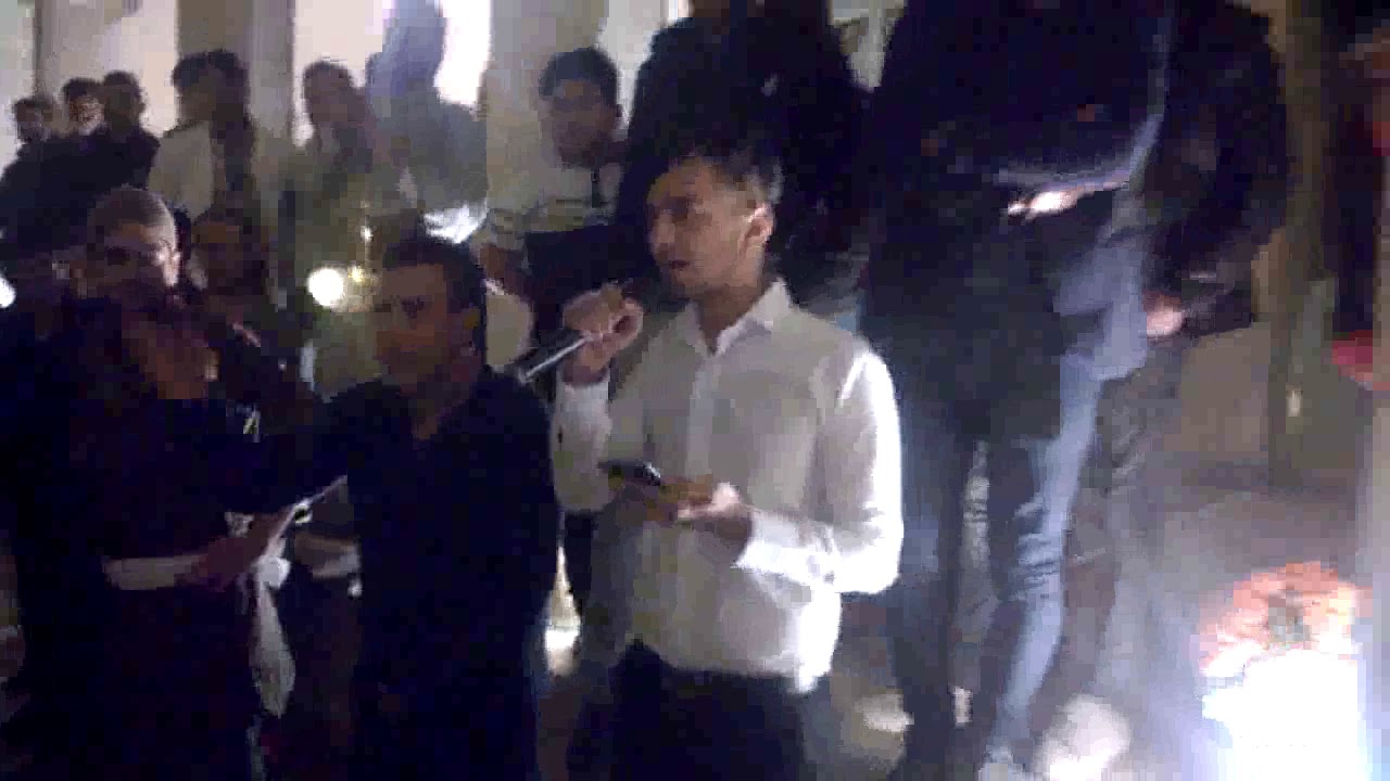 Performing kolahkani ceremony in the old house 4 (Kadim 4) in the city ...