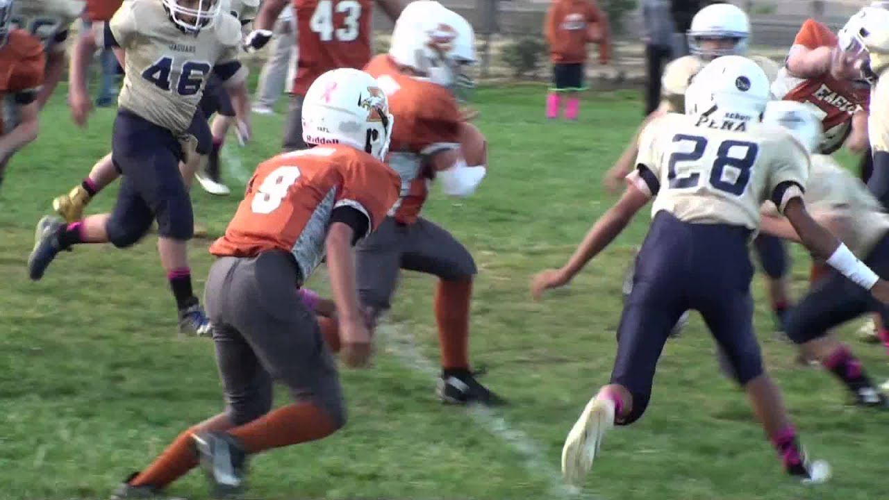 Atrisco Heritage vs. Eldorado YAFL Varsity 2015 Playoff Game 1 - YouTube