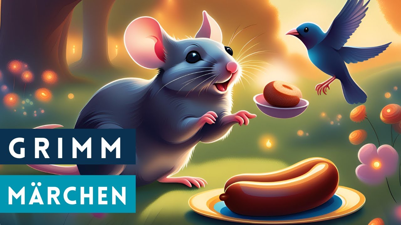 Von dem Mäuschen, Vögelchen und der Bratwurst IBrüder Grimm Märchen ...
