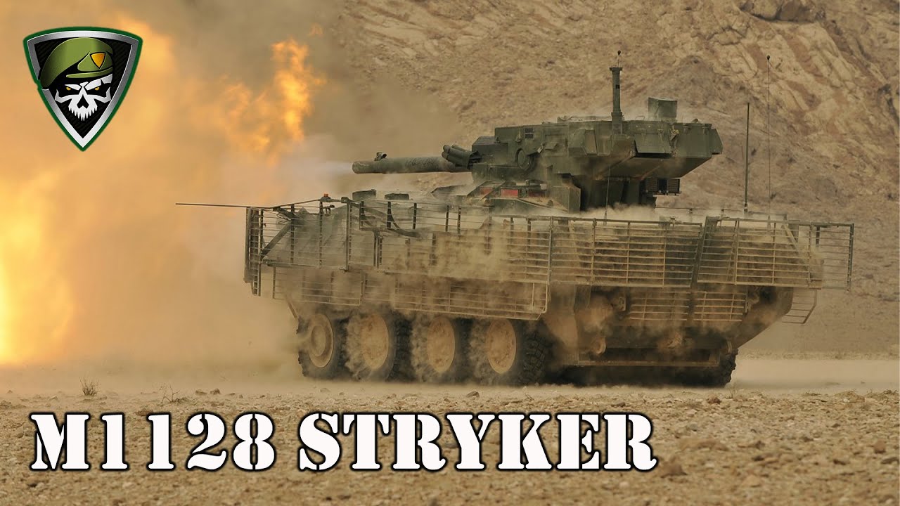 U.S. M1128 & M1126 Mobile Gun System | Stryker in Action | Live Fire ...