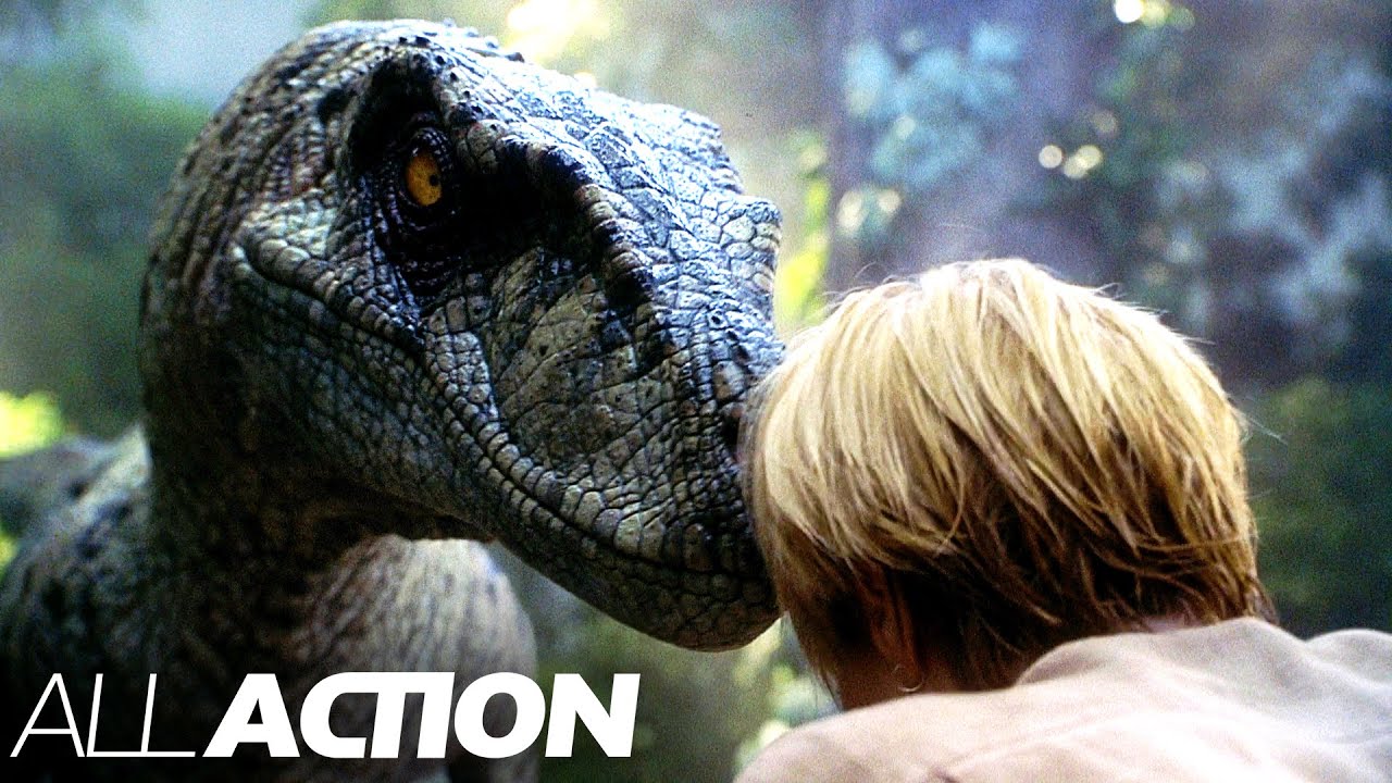 Up Close and Personal with Raptors | Jurassic Park 3 | All Action - YouTube