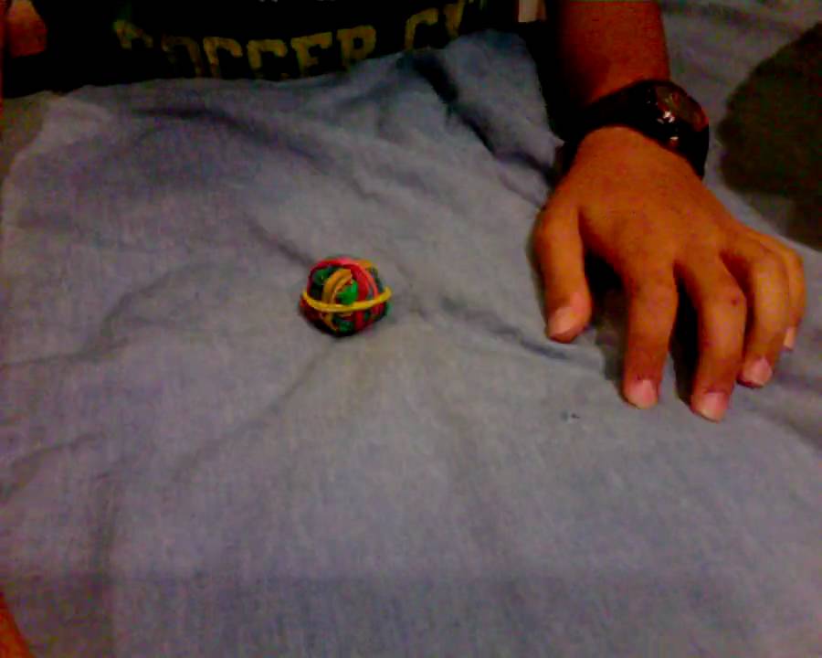 Rubber band ball stop motion - YouTube